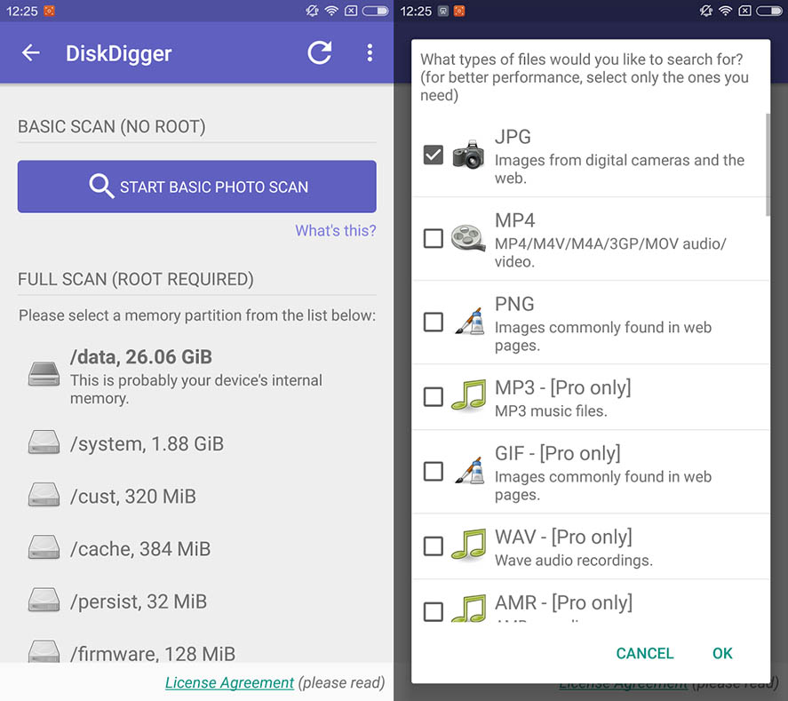 DiskDigger, recupera tus archivos | Entretantomagazine